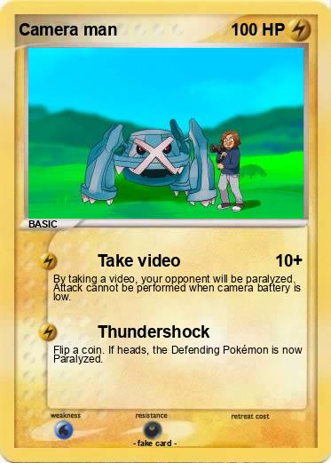 Pokémon Camera man 4 4 - Take video - My Pokemon Card
