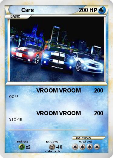 Pokémon Cars 111 111 - VROOM VROOM - My Pokemon Card
