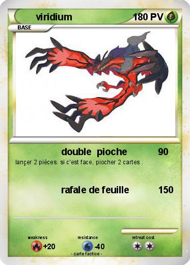 Pokémon viridium 97 97 - double pioche - Ma carte Pokémon