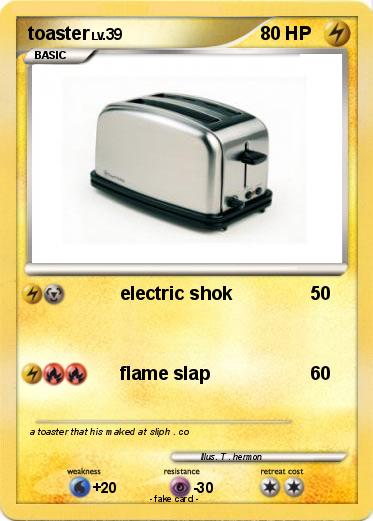 Pokémon toaster 27 27 - electric shok - My Pokemon Card