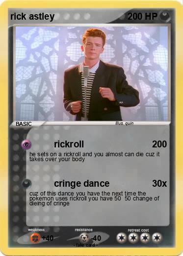 Pokémon rick astley 779 779 - rickroll - My Pokemon Card