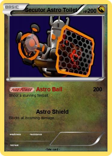 Pokémon Secutor Astro Toilet - Astro Ball - My Pokemon Card