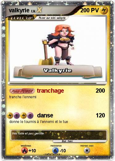 Pokémon valkyrie 37 37 - tranchage - Ma carte Pokémon
