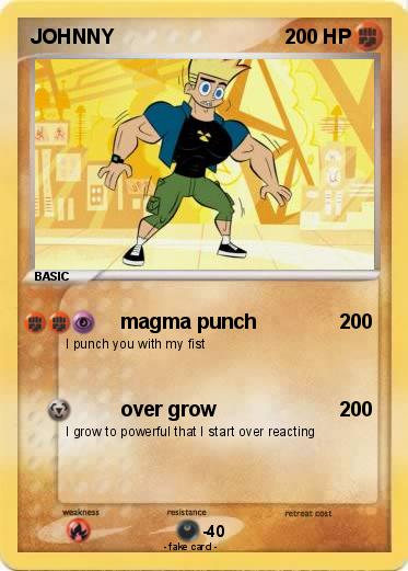 Pokémon JOHNNY 436 436 - magma punch - My Pokemon Card