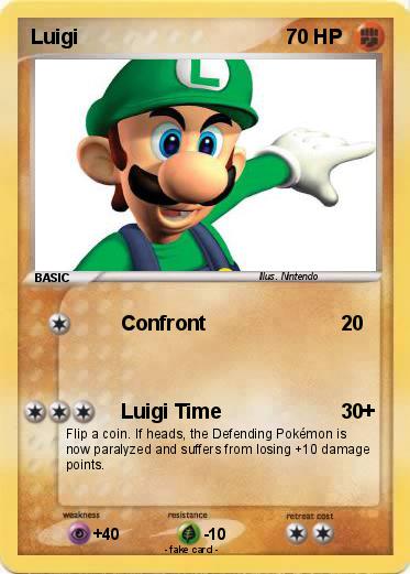 Pokémon Luigi 2114 2114 - Confront - My Pokemon Card
