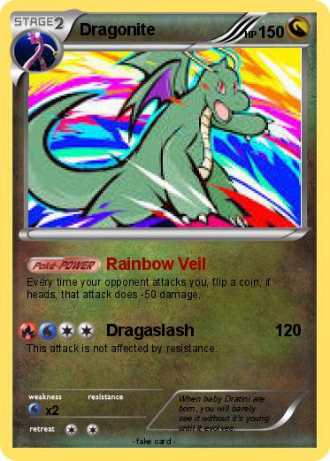 Pokémon Dragonite 1042 1042 - Rainbow Veil - My Pokemon Card