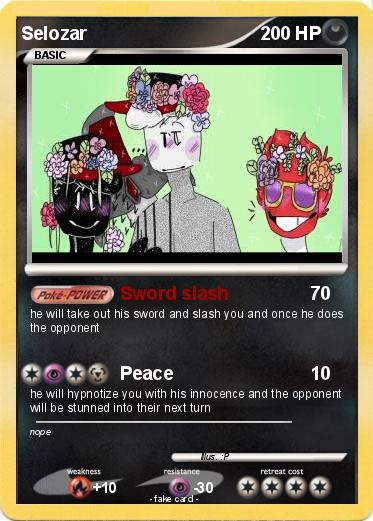 Pokémon Selozar - Sword slash - My Pokemon Card