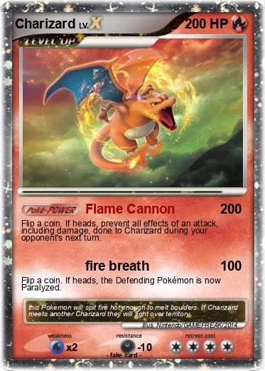 Pokémon Charizard 12244 12244 - Flame Cannon - My Pokemon Card