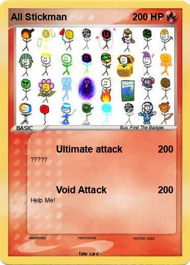 Pokémon All Stickman - Ultimate attack - My Pokemon Card