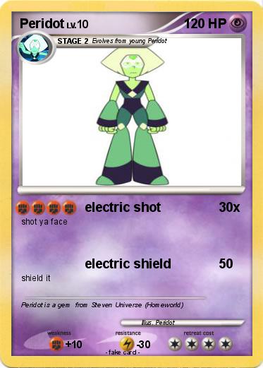 Pokémon Peridot 26 26 - electric shot - My Pokemon Card