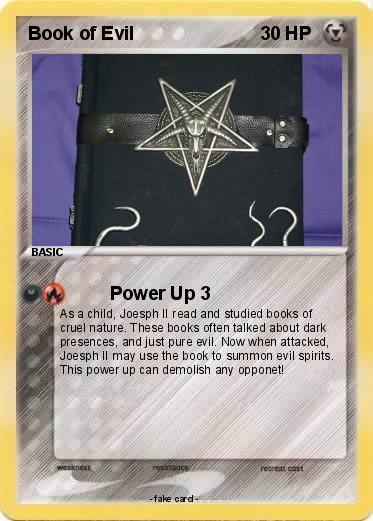 Pokémon Book of Evil - Power Up 3 - My Pokemon Card