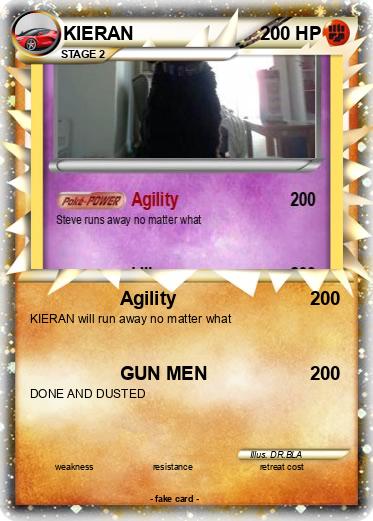 Pokémon KIERAN 91 91 - Agility - My Pokemon Card