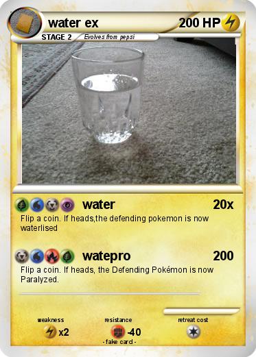 Pokémon water ex 5 5 - water - My Pokemon Card