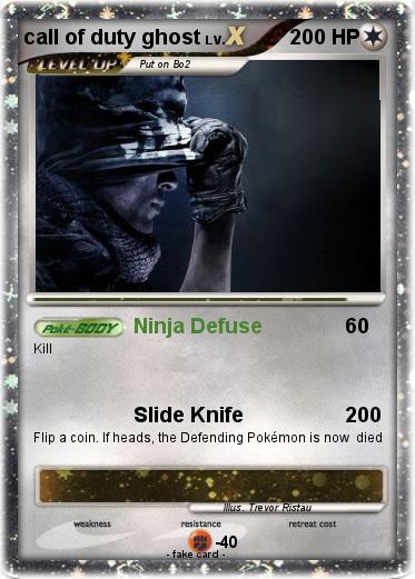 Pokémon call of duty ghost 31 31 - Ninja Defuse - My Pokemon Card