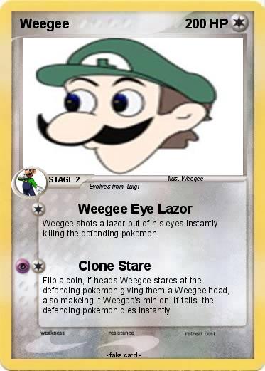 Pokémon Weegee 373 373 - Weegee Eye Lazor - My Pokemon Card