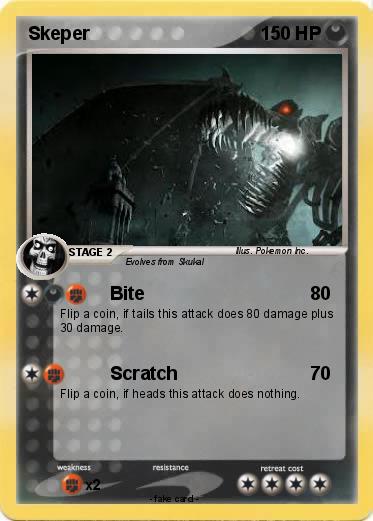 Pokémon Skeper - Bite - My Pokemon Card