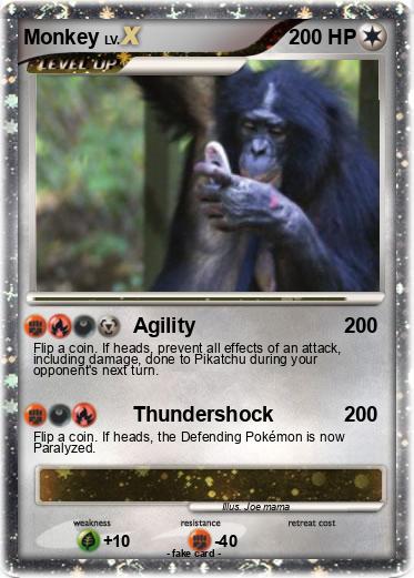 Pokémon Monkey 2113 2113 - Agility - My Pokemon Card