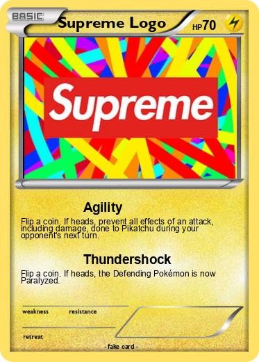 Pokémon Supreme Logo - Agility - My Pokemon Card