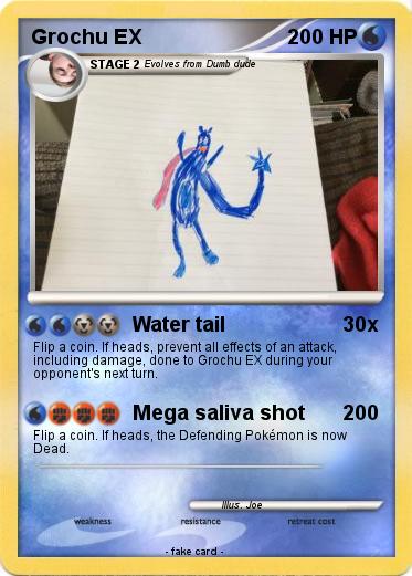 Pokémon Grochu EX - Water tail - My Pokemon Card