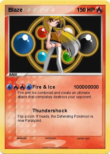 Pokémon Blaze 60 60 - Fire & Ice 100000000 - My Pokemon Card