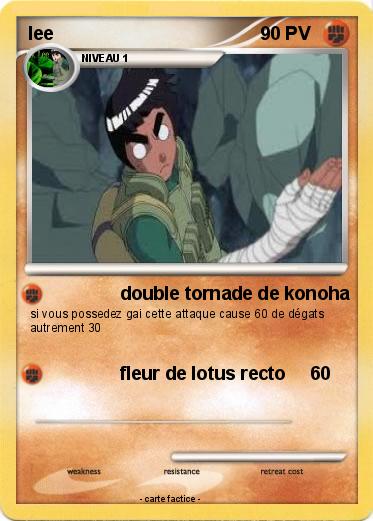 Pokémon lee 109 109 - double tornade de konoha - Ma carte Pokémon