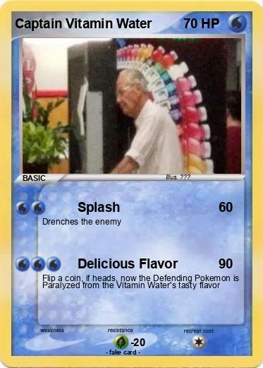 Pokémon Captain Vitamin Water - Splash - My Pokemon Card
