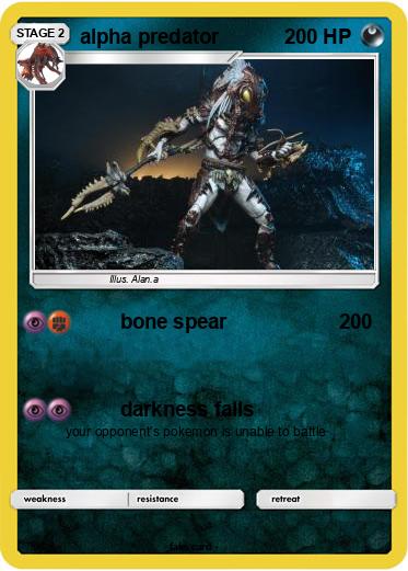 Pokémon alpha predator 1 1 - bone spear - My Pokemon Card