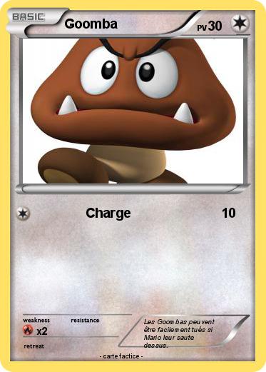 Pokémon Goomba 605 605 - Charge - Ma carte Pokémon