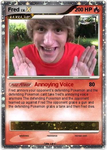 Pokémon Fred 491 491 - Annoying Voice - My Pokemon Card