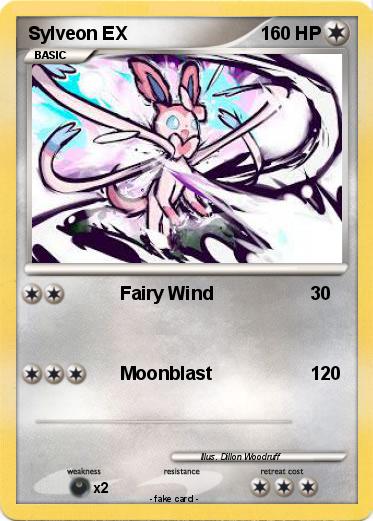 Pokémon Sylveon EX 10 10 - Fairy Wind - My Pokemon Card