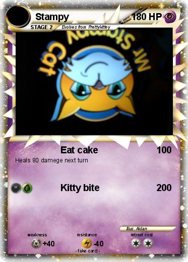 Pokémon Stampy 272 272 - Eat cake - My Pokemon Card