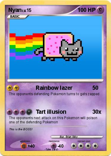 Pokémon Nyan 4124 4124 - Rainbow lazer - My Pokemon Card