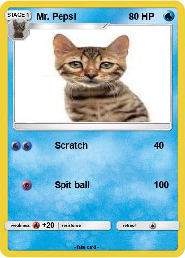 Pokémon Mr Pepsi - Scratch - My Pokemon Card