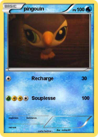 Pokémon pingouin 194 194 - Recharge - Ma carte Pokémon