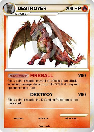 Pokémon DESTROYER 964 964 - FIREBALL - My Pokemon Card