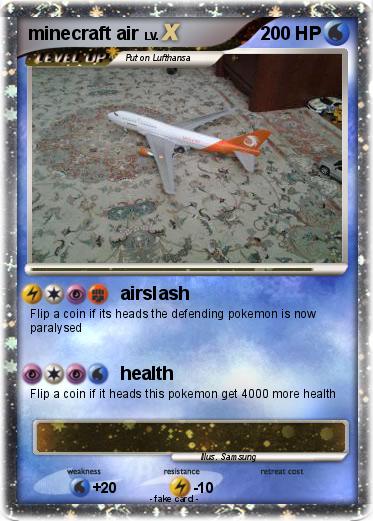 Pokémon minecraft air - airslash - My Pokemon Card