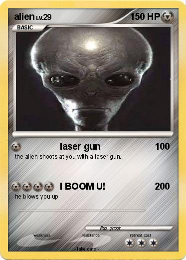Pokémon alien 1111 1111 - laser gun - My Pokemon Card