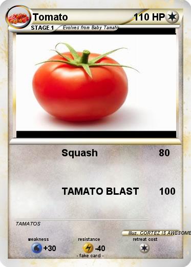 Pokémon Tomato 96 96 - Squash - My Pokemon Card