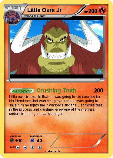 Pokémon Little Oars Jr - Crushing Truth - My Pokemon Card