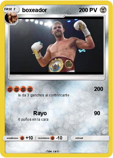 Pokémon boxeador - Rayo - Mi carta pokémon