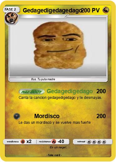 Pokémon Gedagedigedagedago 1 1 - Gedagedigedago - Mi carta pokémon