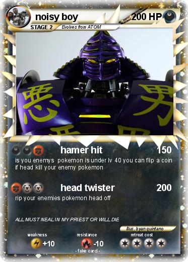 Pokémon noisy boy 59 59 - hamer hit - My Pokemon Card