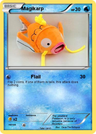 Pokémon Magikarp 1685 1685 - Flail - My Pokemon Card