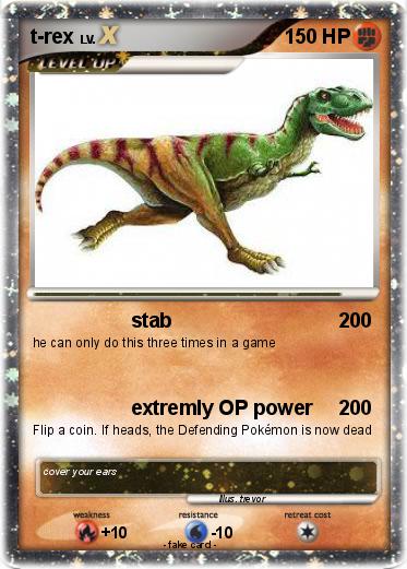 Pokémon t rex 596 596 - stab - My Pokemon Card