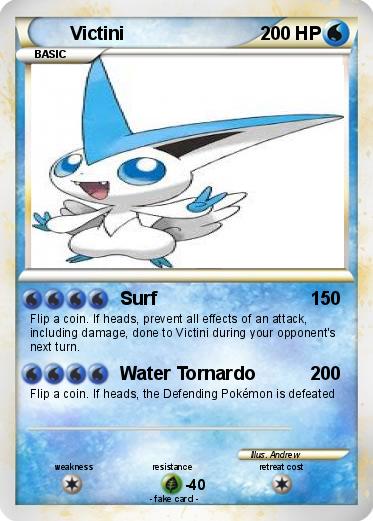 Pokémon Victini 1235 1235 - Surf - My Pokemon Card