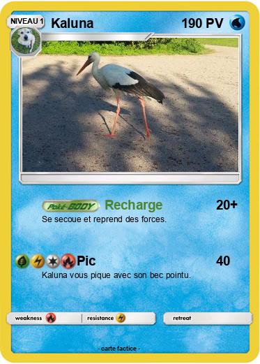 Pokémon Kaluna - Recharge - Ma carte Pokémon