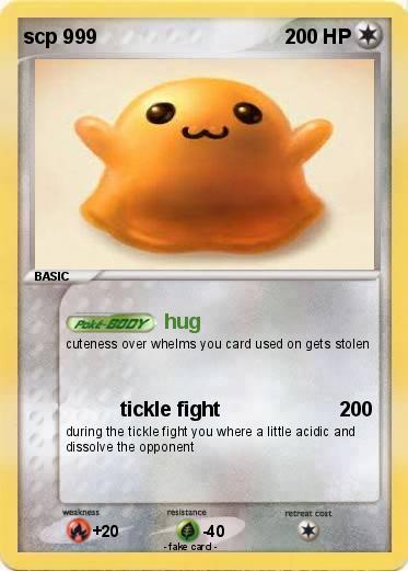 Pokémon scp 999 50 50 - hug - My Pokemon Card
