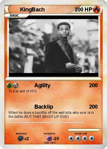 Pokémon KingBach - Agility - My Pokemon Card