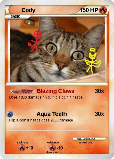 Pokémon Cody 84 84 - Blazing Claws - My Pokemon Card