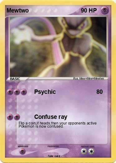 Pokémon Mewtwo 9625 9625 - Psychic - My Pokemon Card